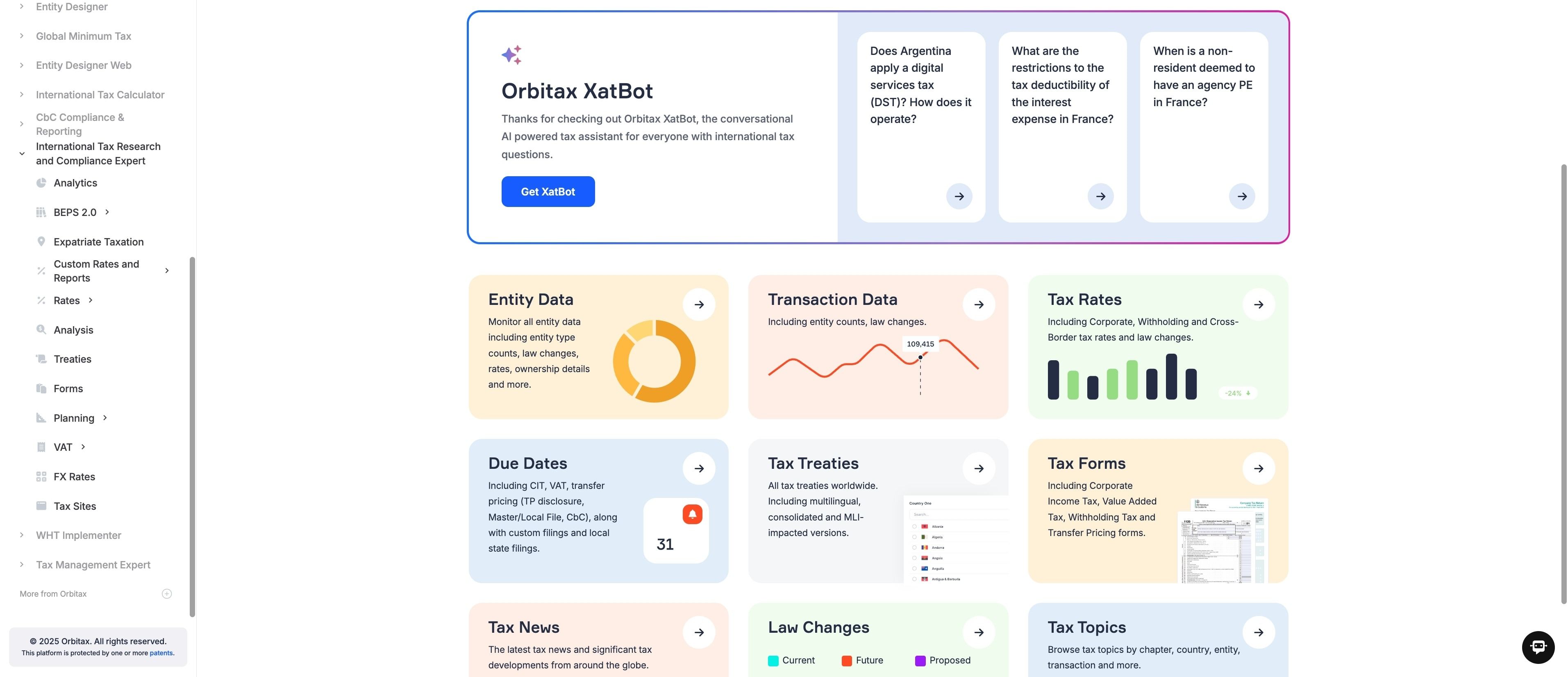 Orbitax International Tax Research and Compliance Expert Website - Overview