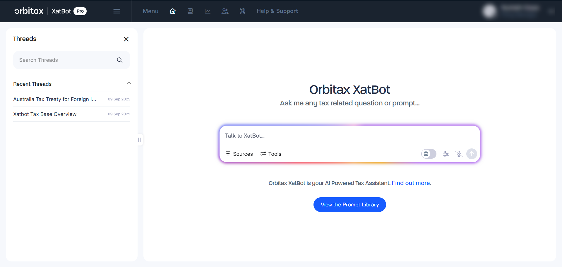 Orbitax XatBot AI Website - Overview