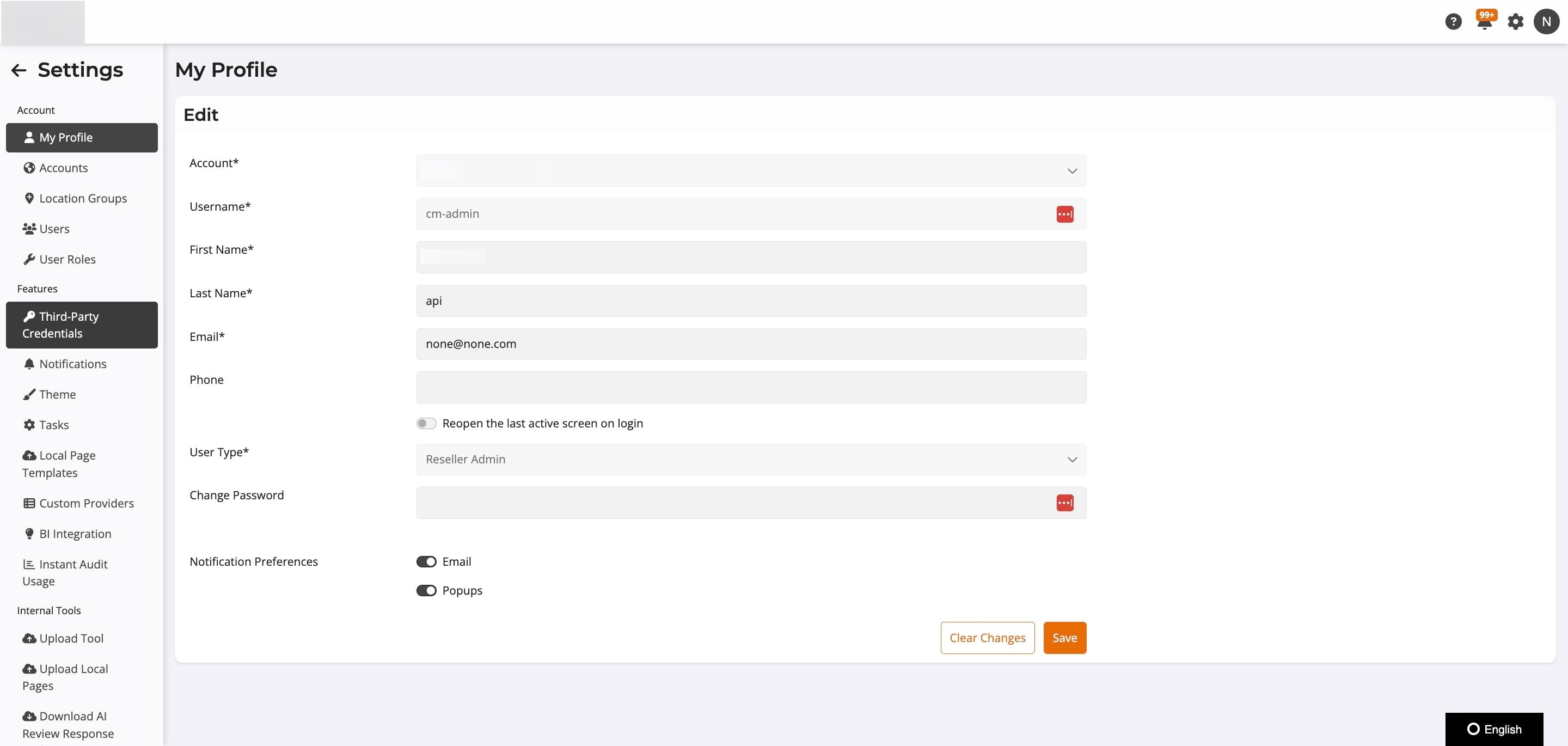 How to Add Account Credentials Chatmeter demo