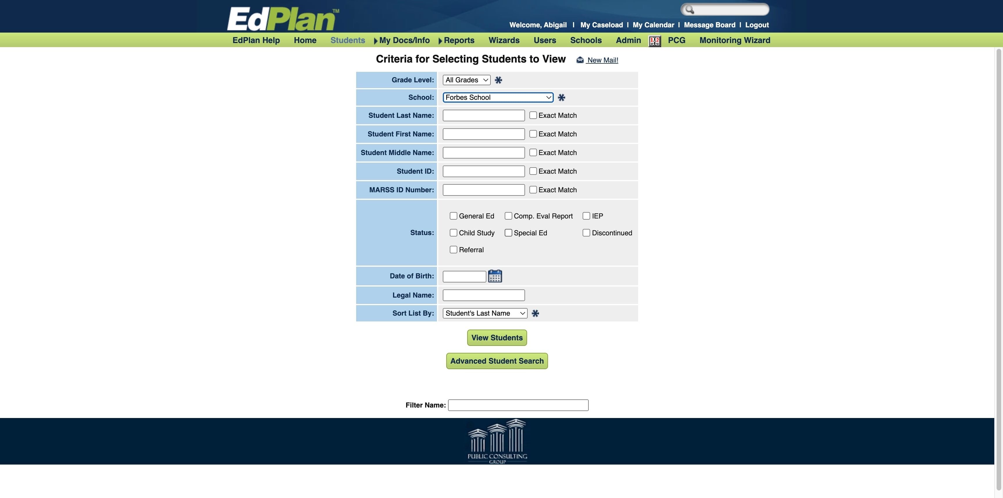 EdPlan - IEP Participants